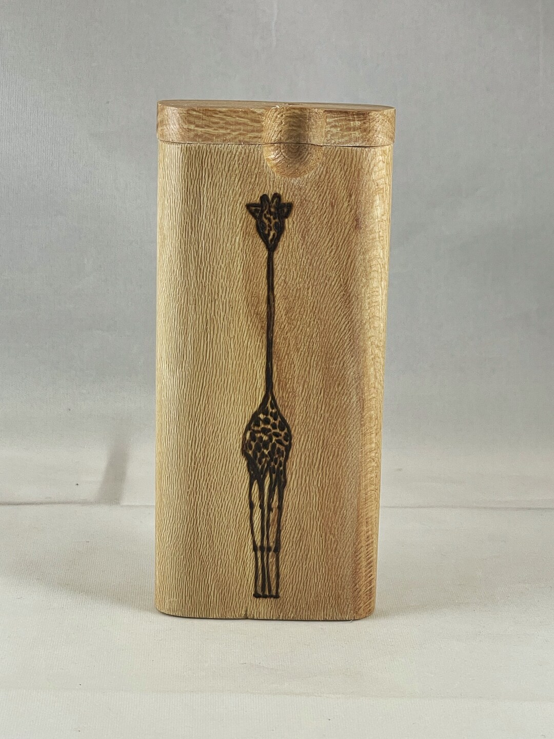 Spindly Leg Giraffe Wood Burned Hitter Box | Pyrography Wood Burning ...