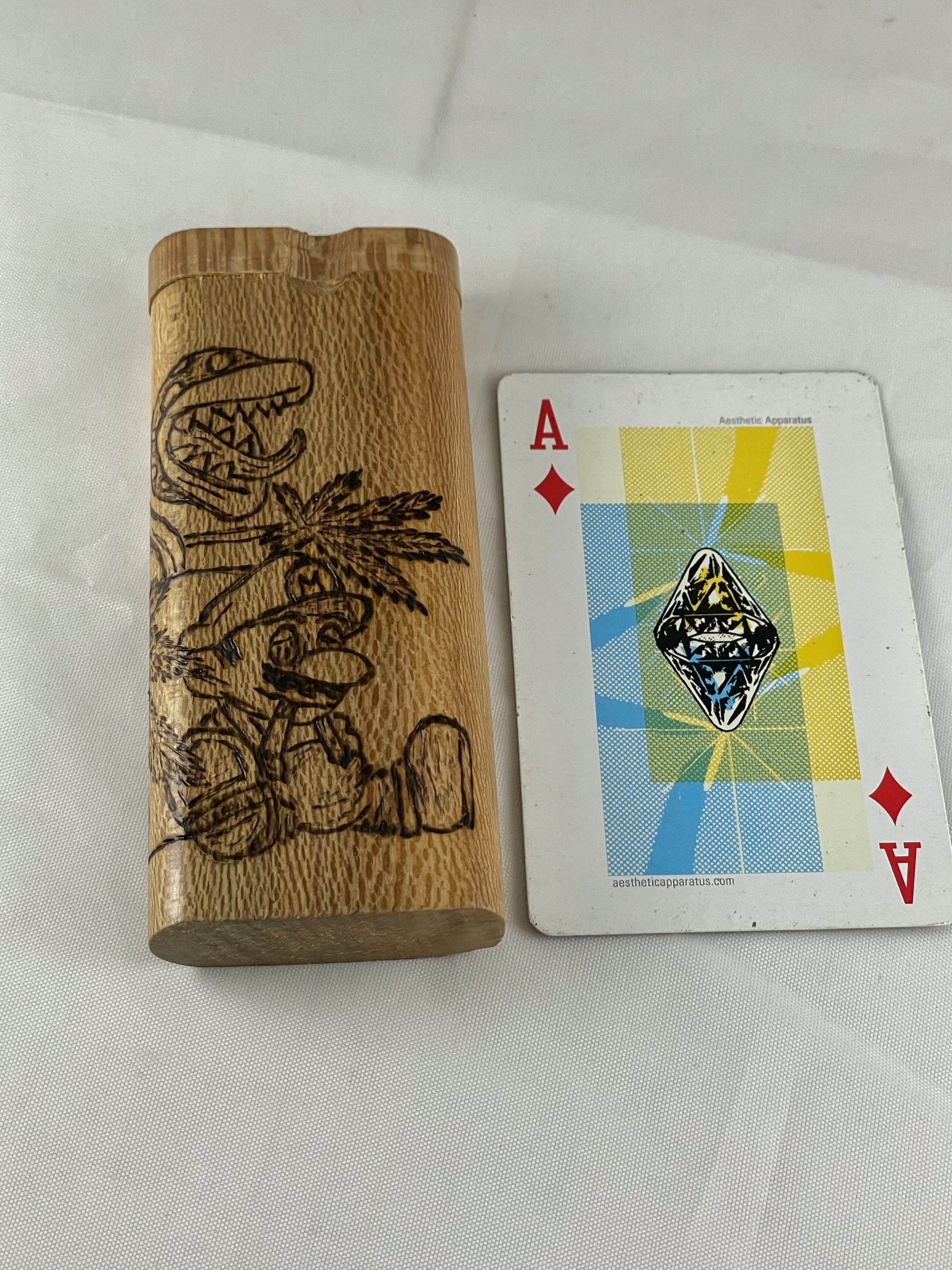 Collectibles Pipes Piranha Plant Toad Stoner Mario Wood Burned Hitter ...