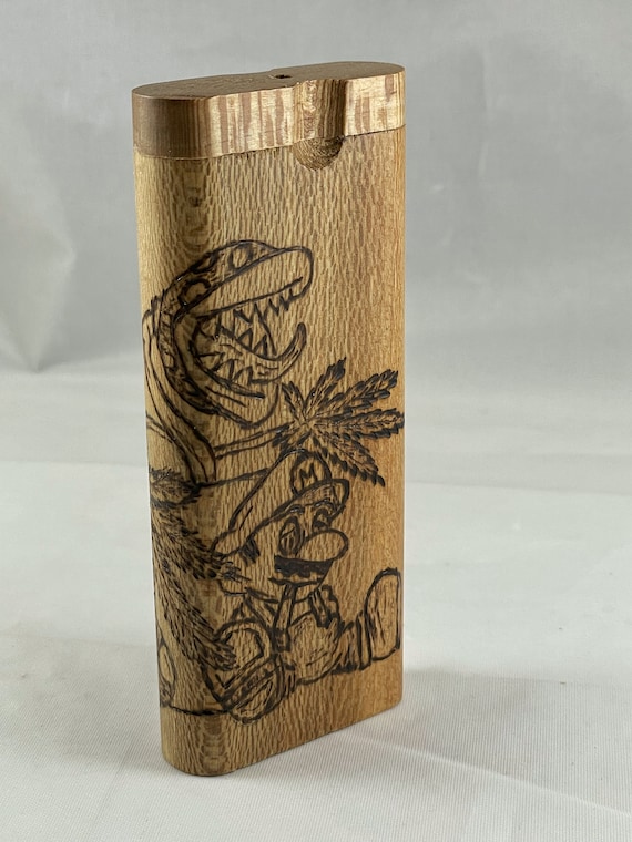 Collectibles Pipes Piranha Plant Toad Stoner Mario Wood Burned Hitter ...