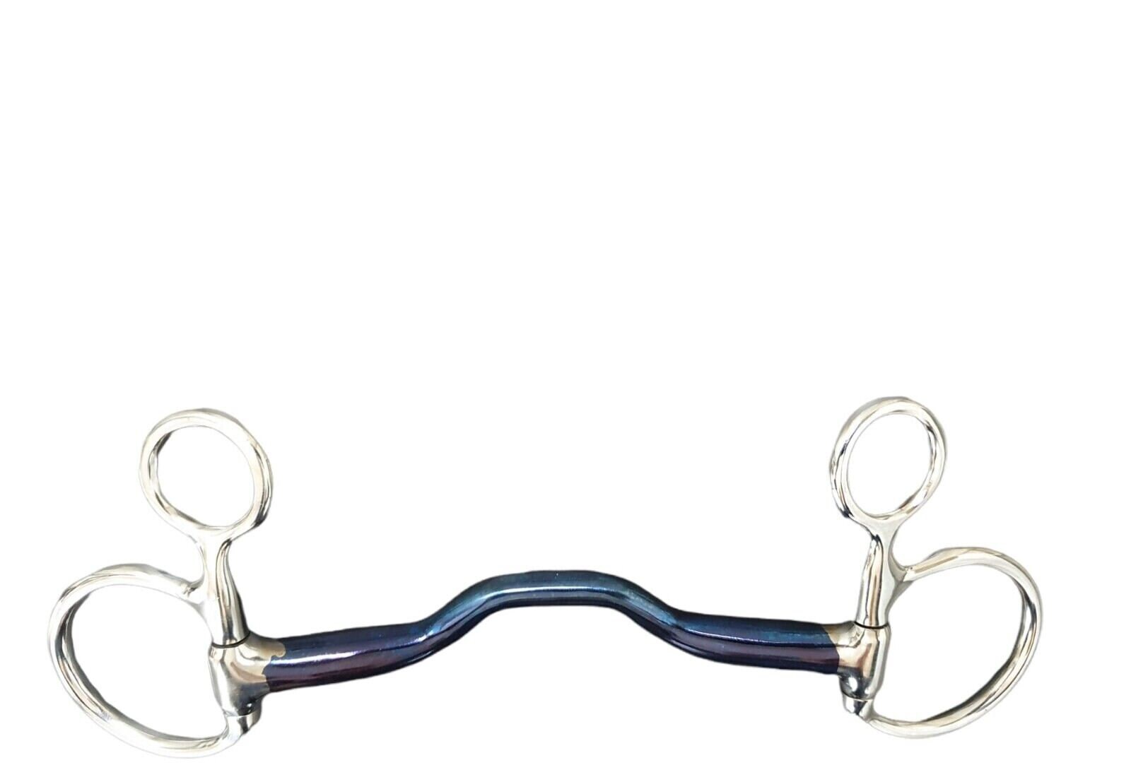 Blue Sweet Baucher Ported Hanging Cheek Horse Riding Bit Iron - Etsy