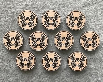 Mtg Crab Token - Etsy
