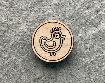 Wood Chicken Tokens - Etsy