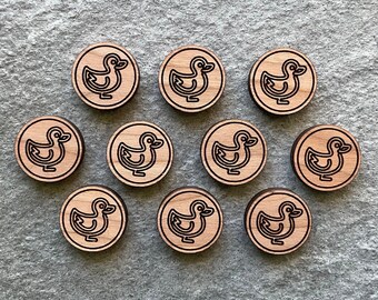 Duck Tokens - Etsy