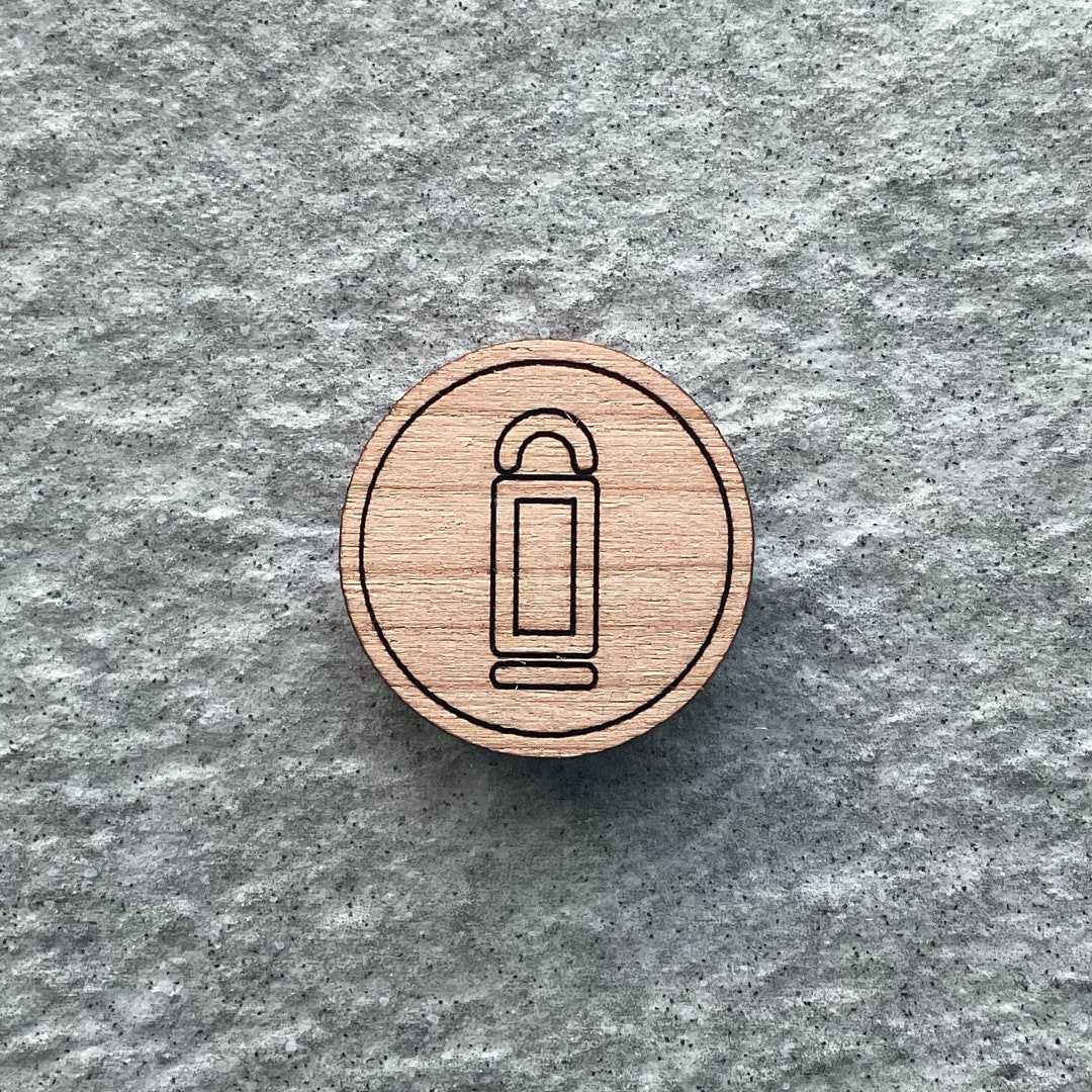 10x Pistol Bullet Tokens 20mm Cherry Wood - Etsy