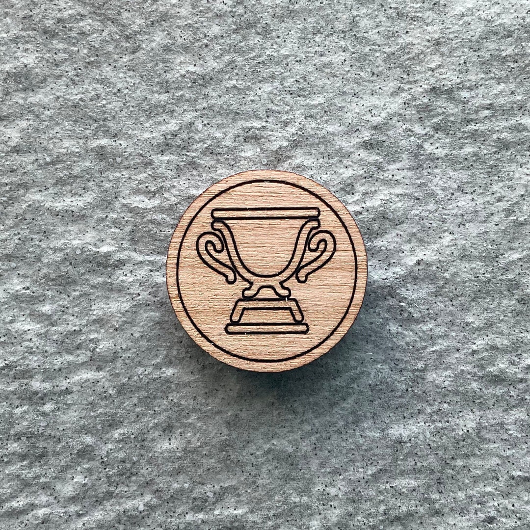 10x Trophy Tokens 20mm Cherry Wood - Etsy