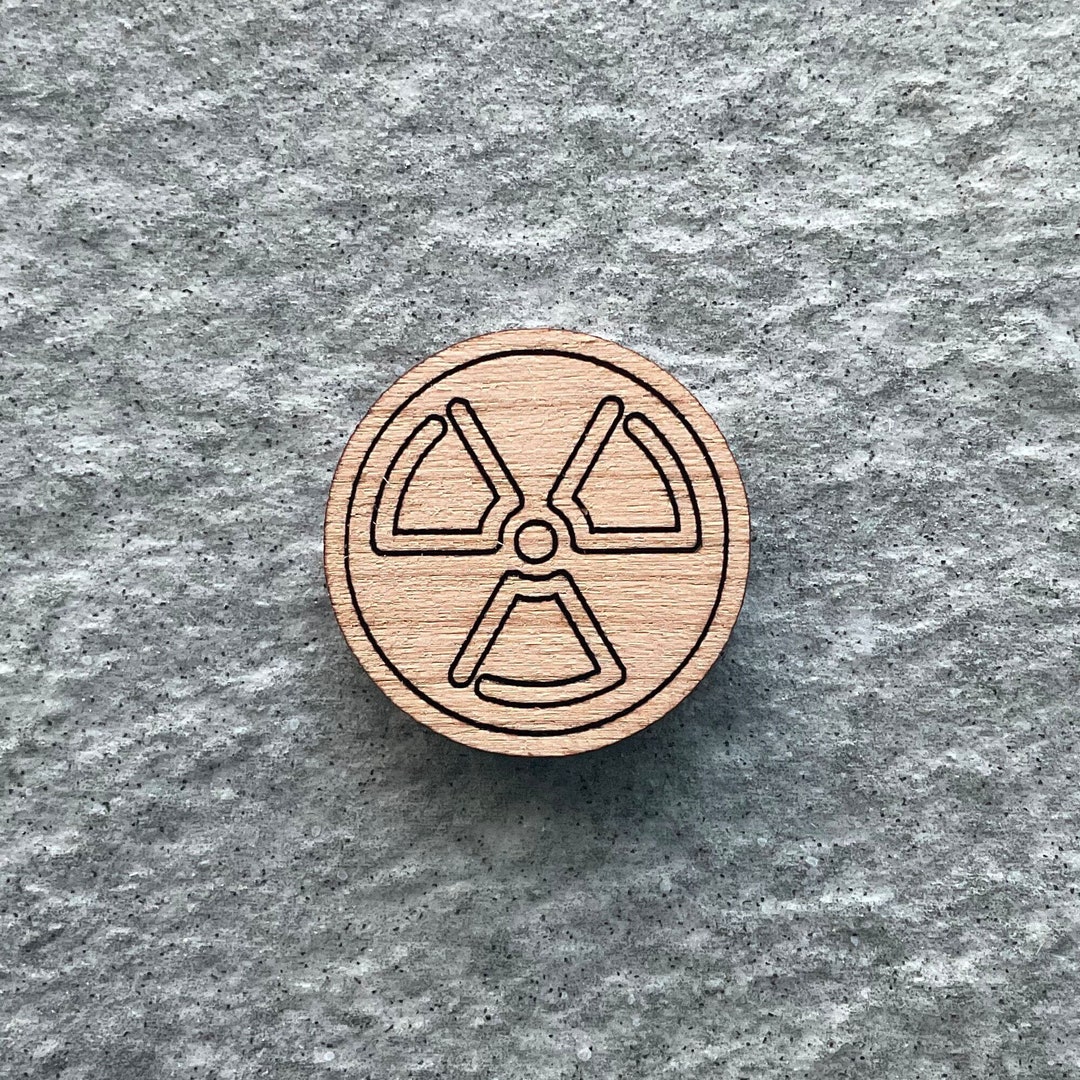 10x Radiation Tokens 20mm Cherry Wood - Etsy
