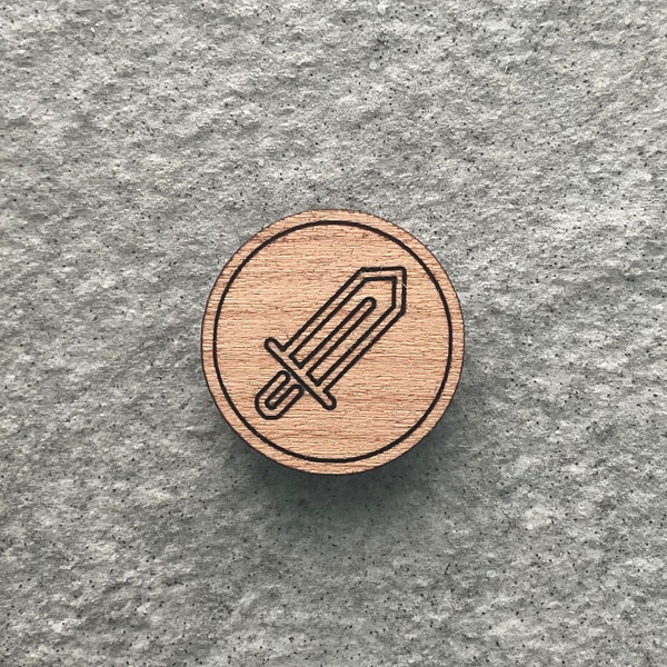 Sword Token - Etsy
