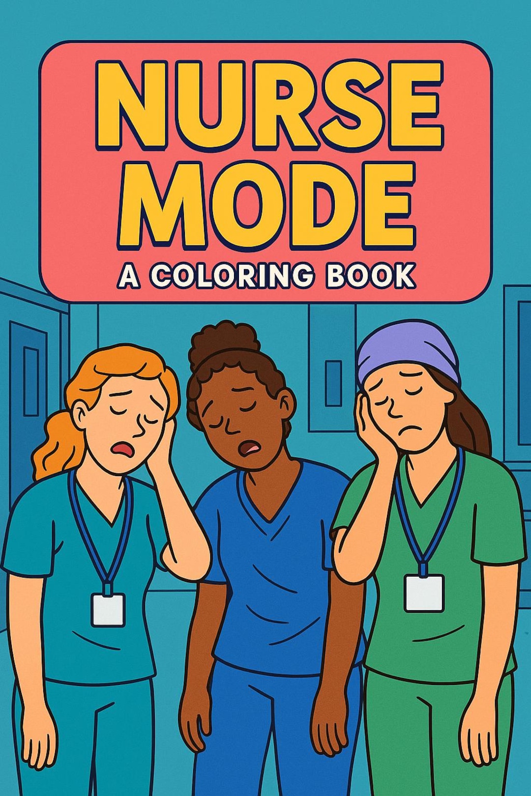 Nurse Life Coloring Book - Etsy