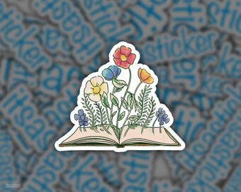Open Book Stickers - Etsy