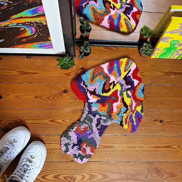 Tufted Rug - Etsy UK