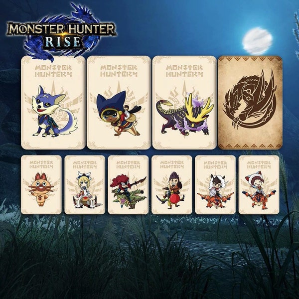 Monster Hunter Cards - Etsy