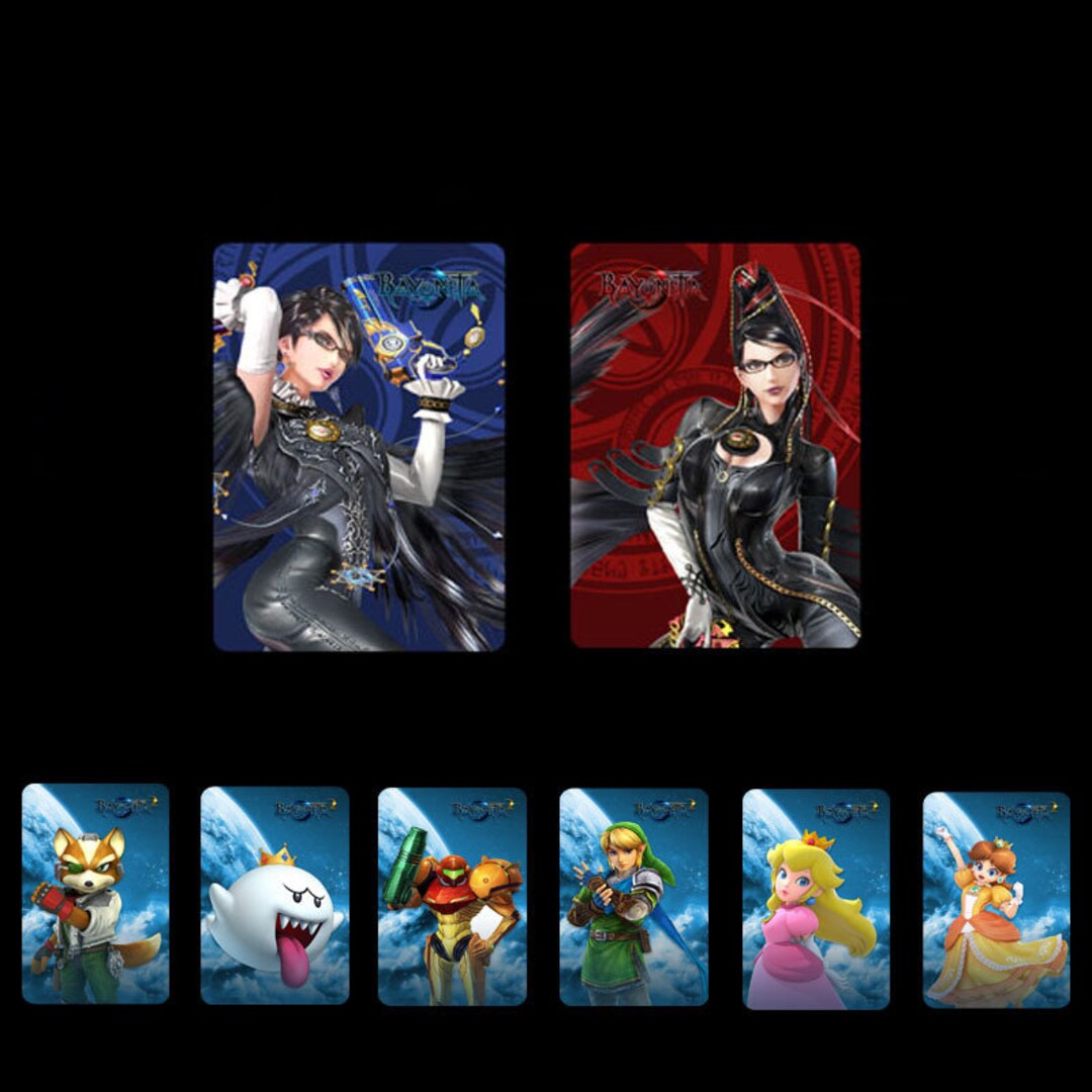 8PCS Custom Hand Made Amiibo Bayonetta Amiibo Cards High Quality Fast ...