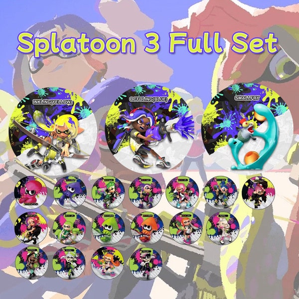 Splatoon Amibo Cards - Etsy