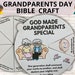 Grandparents Are Special Bible Wheel Printable, Sunday School Craft for ...