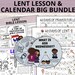 40 Days of Lent Calendar Activities Bundle for Kids, Lent Lesson for ...