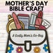Mothers Day Bible Craft, Sunday School Gods Blessing for Moms Printable ...