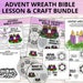Advent Wreath Bible Lesson and Advent Coloring Bible Wheel Christmas ...