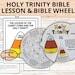 Holy Trinity Bible Coloring Wheel and Lesson for Kids, Candy Corn ...