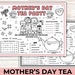 Mothers Day Tea Party Bible Activity Coloring Placemat, Mothers Day ...