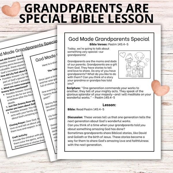 Grandparents Day Printable - Etsy