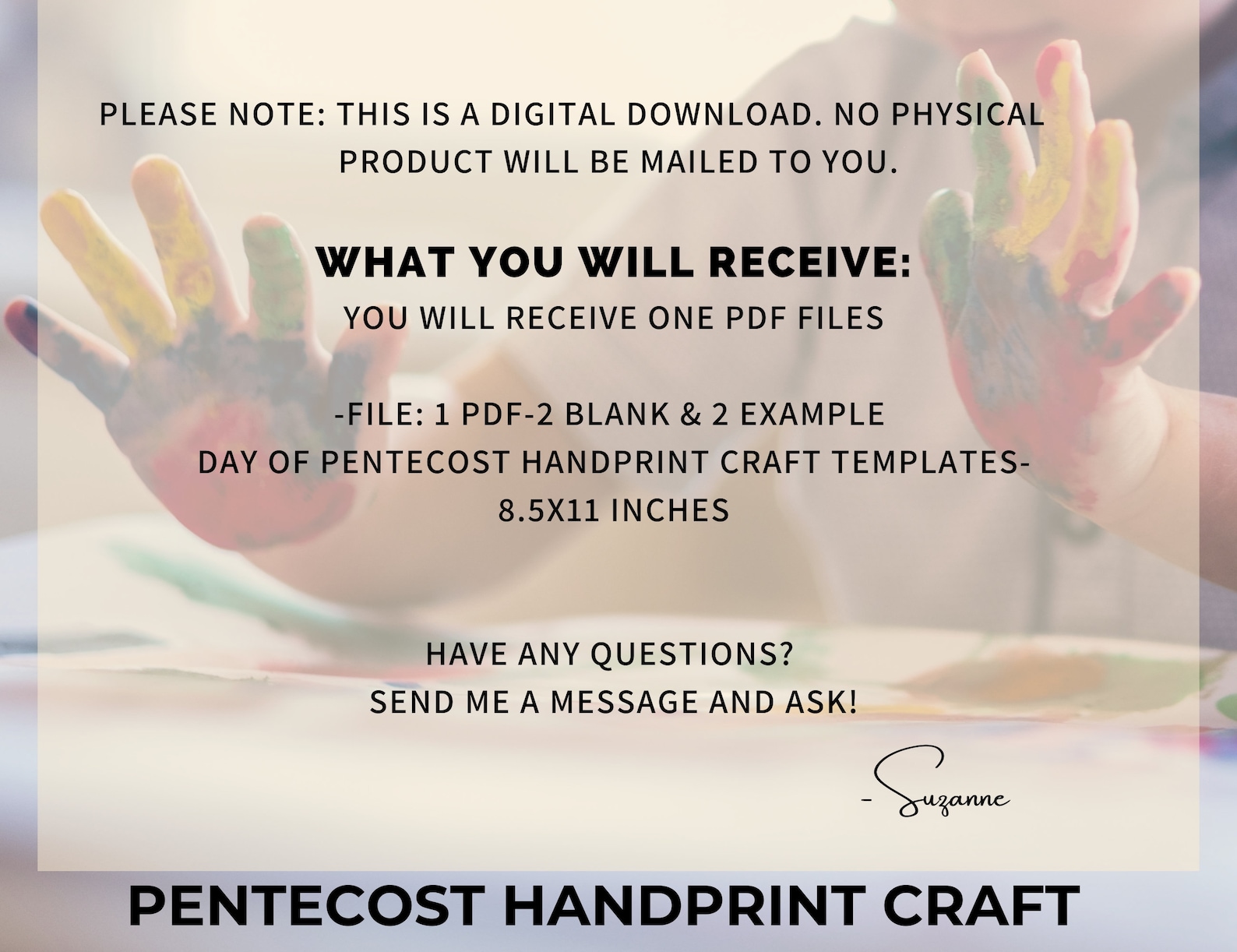 Pentecost Handprint Craft Acts 2 Bible Story, Handprint Art Activity ...