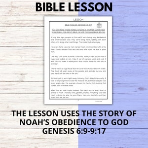 Fathers Day Bible Lesson God Made Dads Special, Dads of the Bible: Noah ...