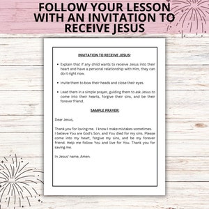 July 4th Sunday School Bible Lesson Printable, Freedom in Jesus Lesson ...