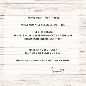 Jesus is Alive Crown Craft Activity Printable, Easter Celebration Craft ...