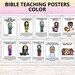 Mothers Day Bible Teaching Posters and Craft Bundle, Sunday School Moms ...
