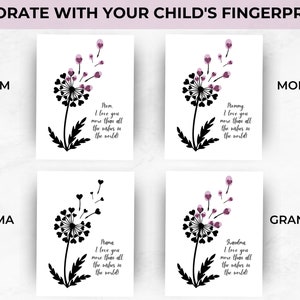 Mom Handprint Art, Mothers Day Handprint Craft Activity From Kids ...