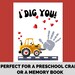 Valentine's Day Construction Handprint Craft, Bulldozer Handprint Art ...