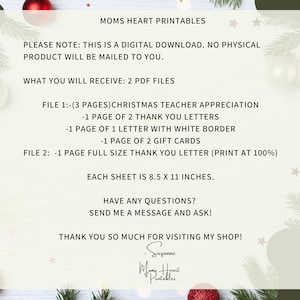 Printable Teacher Christmas Gift Card Holder, Teacher Appreciation ...