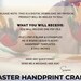 He is Risen Sunday Handprint Craft, Jesus is Alive Easter Sunday School ...