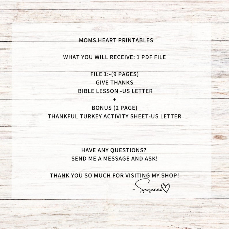 Give Thanks Thanksgiving Bible Lesson and Craft, Sunday School Bible ...