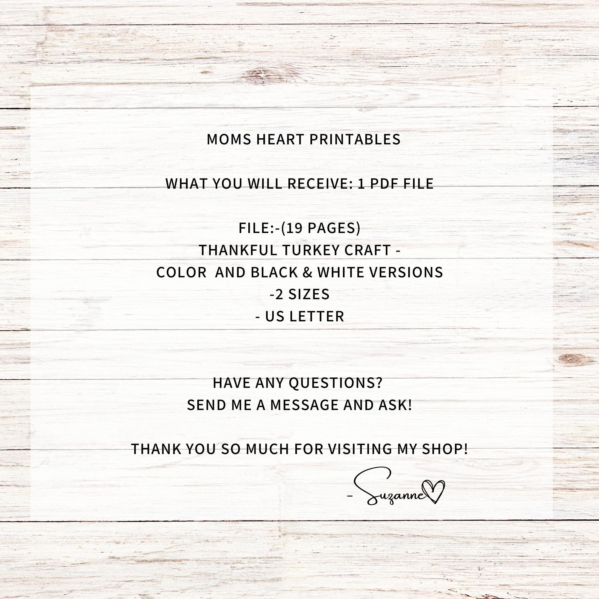 Thankful Turkey Thanksgiving Bible Craft, Fall Sunday School Craft ...