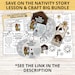 Happy Birthday Jesus Bible Activity Coloring Placemat, Christmas Sunday ...