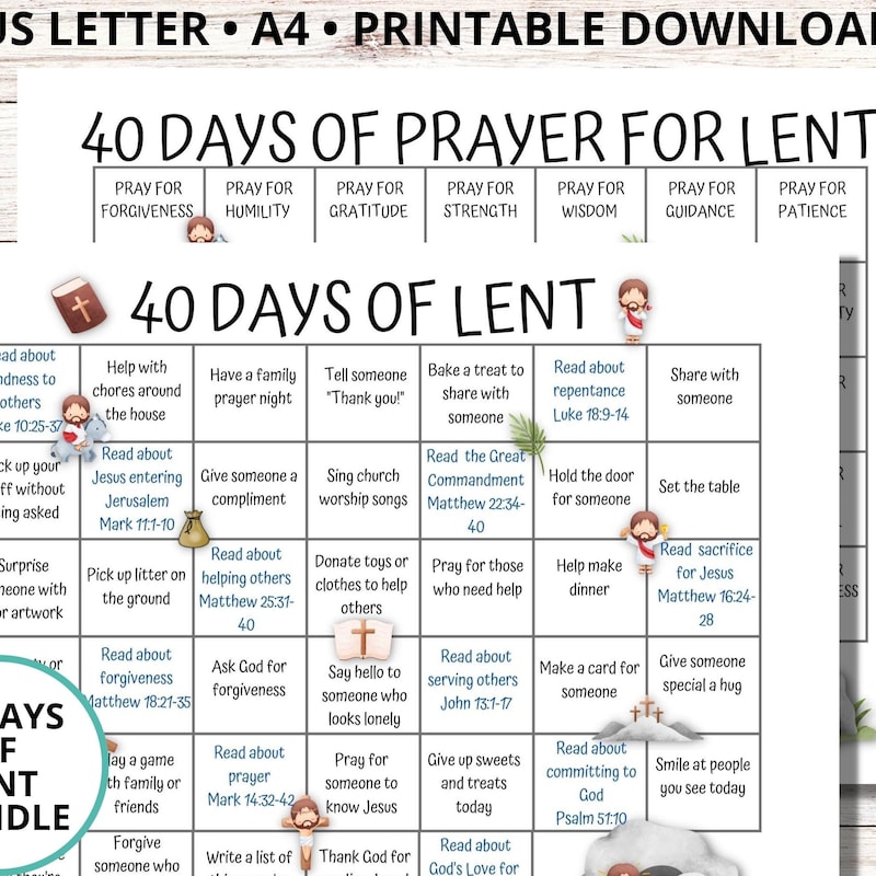 40 Days for Lent 2025 - Etsy