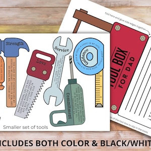 Fathers Day Bible Craft, Sunday School Bible Printable Activity ...