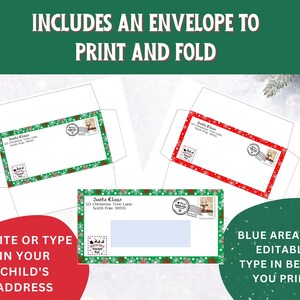 Editable Letter From Santa, Printable Official Santa Letter, Notes From ...