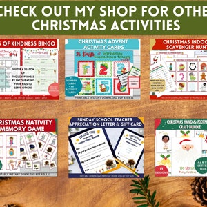 Printable Christmas Activities for Kids Bundle, Letter From Santa ...