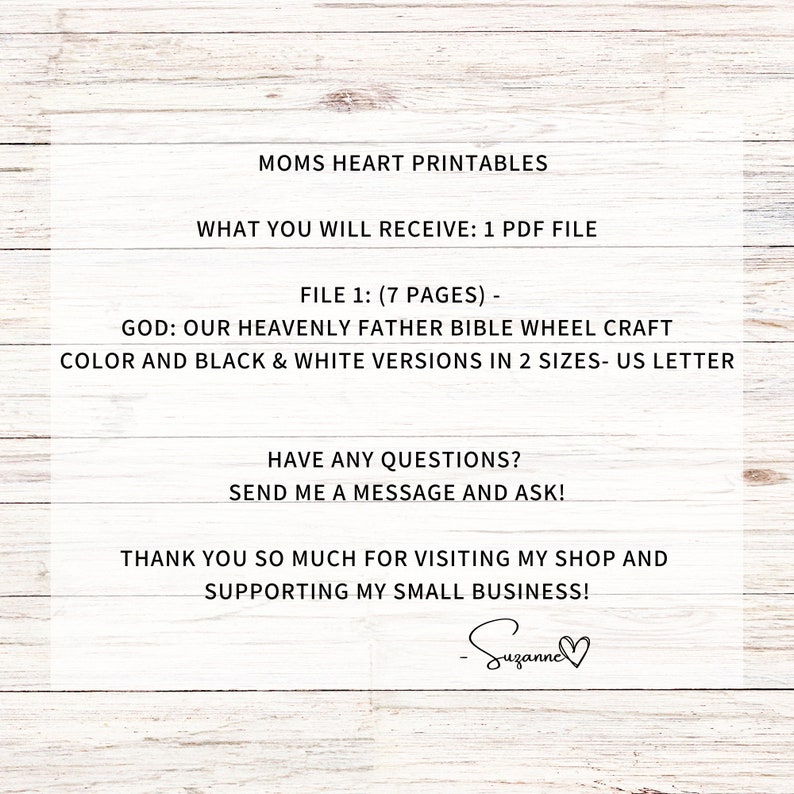 God Our Heavenly Father Bible Wheel Craft Lesson, Fathers Day Bible ...