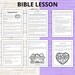 Mothers Day Bible Lesson and Craft Printable, Sunday School Mothers Day ...