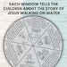 Jesus Walks on Water Bible Craft, Matthew 14:22-33 Bible Coloring Wheel ...