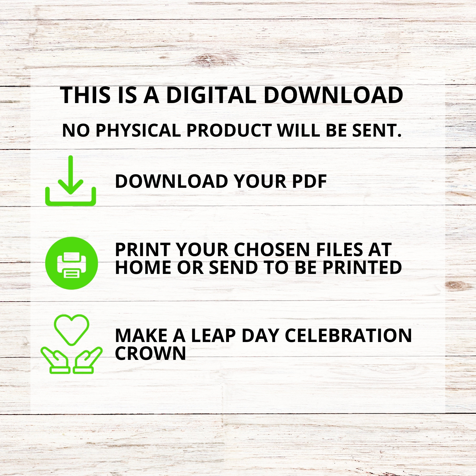 Leap Day Party Crown Craft Activity Printable, Leap Year Craft Crown ...
