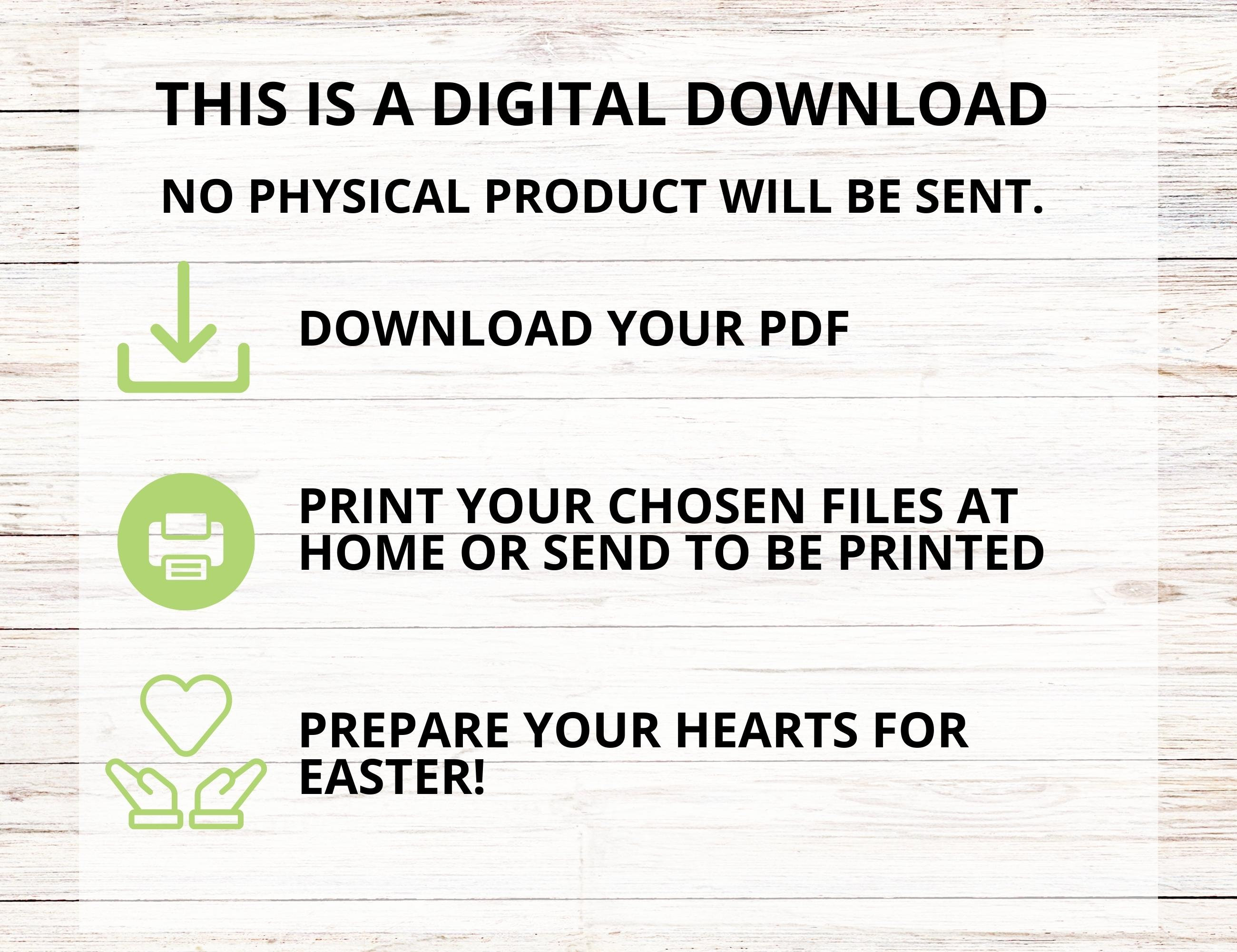 Palm Sunday Bible Craft Easter Bible Story Lesson Wheel Holy - Etsy