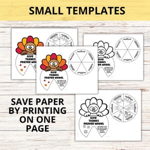 Give Thanks Thanksgiving Prayer Coloring Craft, Sunday School Bible ...