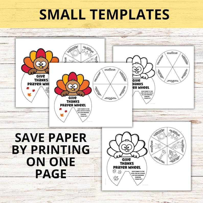 Give Thanks Thanksgiving Prayer Coloring Craft, Sunday School Bible ...