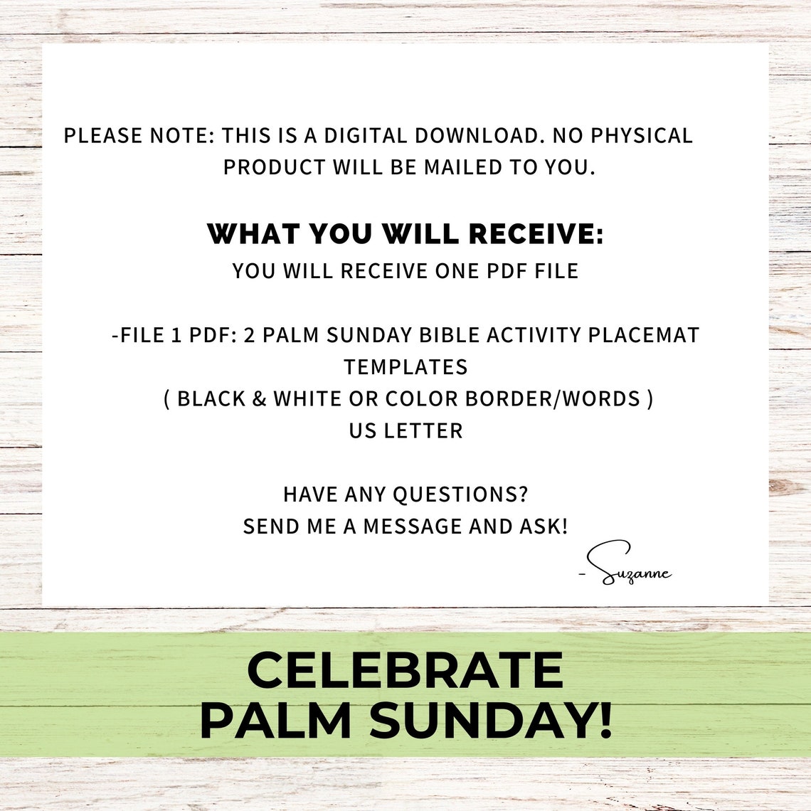 Palm Sunday Bible Activity Coloring Placemat, Palm Sunday School Game ...