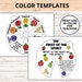Fruit of the Spirit Bible Wheel Craft Printable, Sunday School Coloring ...
