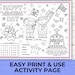 Memorial Day Bible Activity Coloring Placemat, Memorial Day Church ...